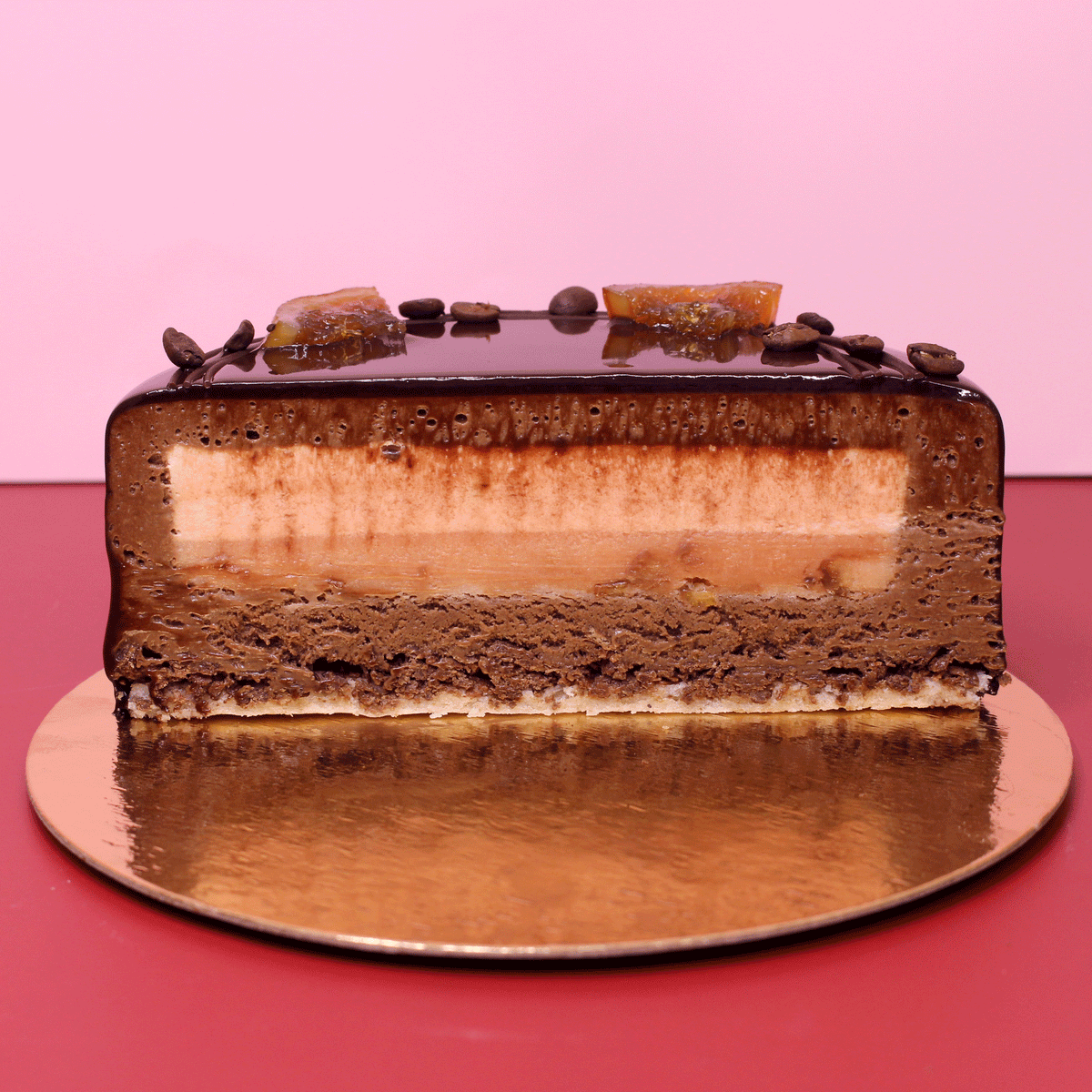 Dark Chocolate, Coffee & Orange Mousse Cake – Dunns Bakery